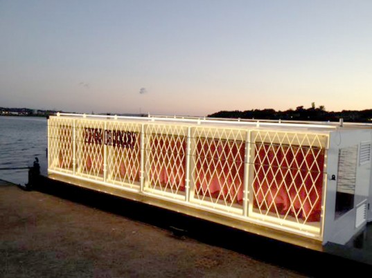 UP Projects Unveils Eco-Friendly Floating Cinema in London – Orta Blu