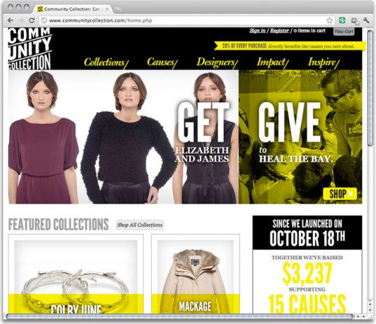 Community Collection: A Shopping Site That Matches Fashion Designers ...