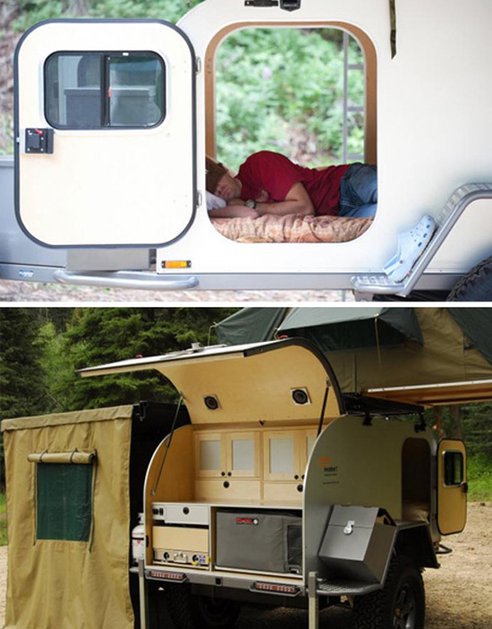 Tough All-Terrain Teardrop Trailer Goes Off-Grid, Packs Rooftop Tent ...